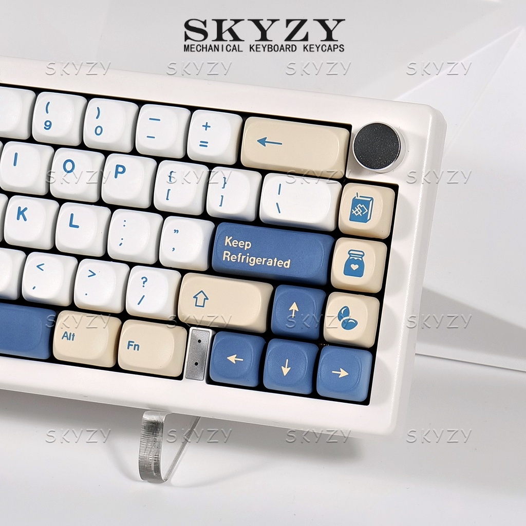 Soyamilk Keycaps MOA Profile Minimalist PBT Dye Sub Mechanical Keyboard ...