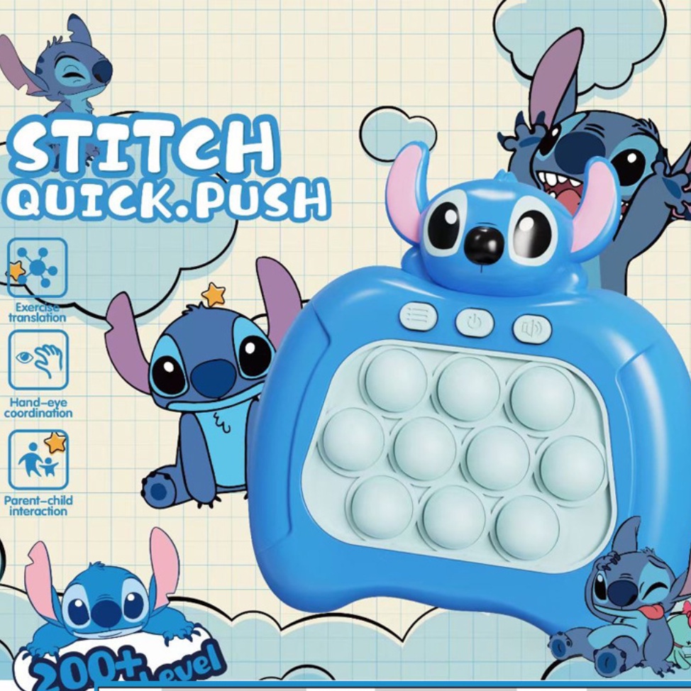 200 Levels Stitch Quick Push Game Cinnamoroll Hello Kitty Pop It ...