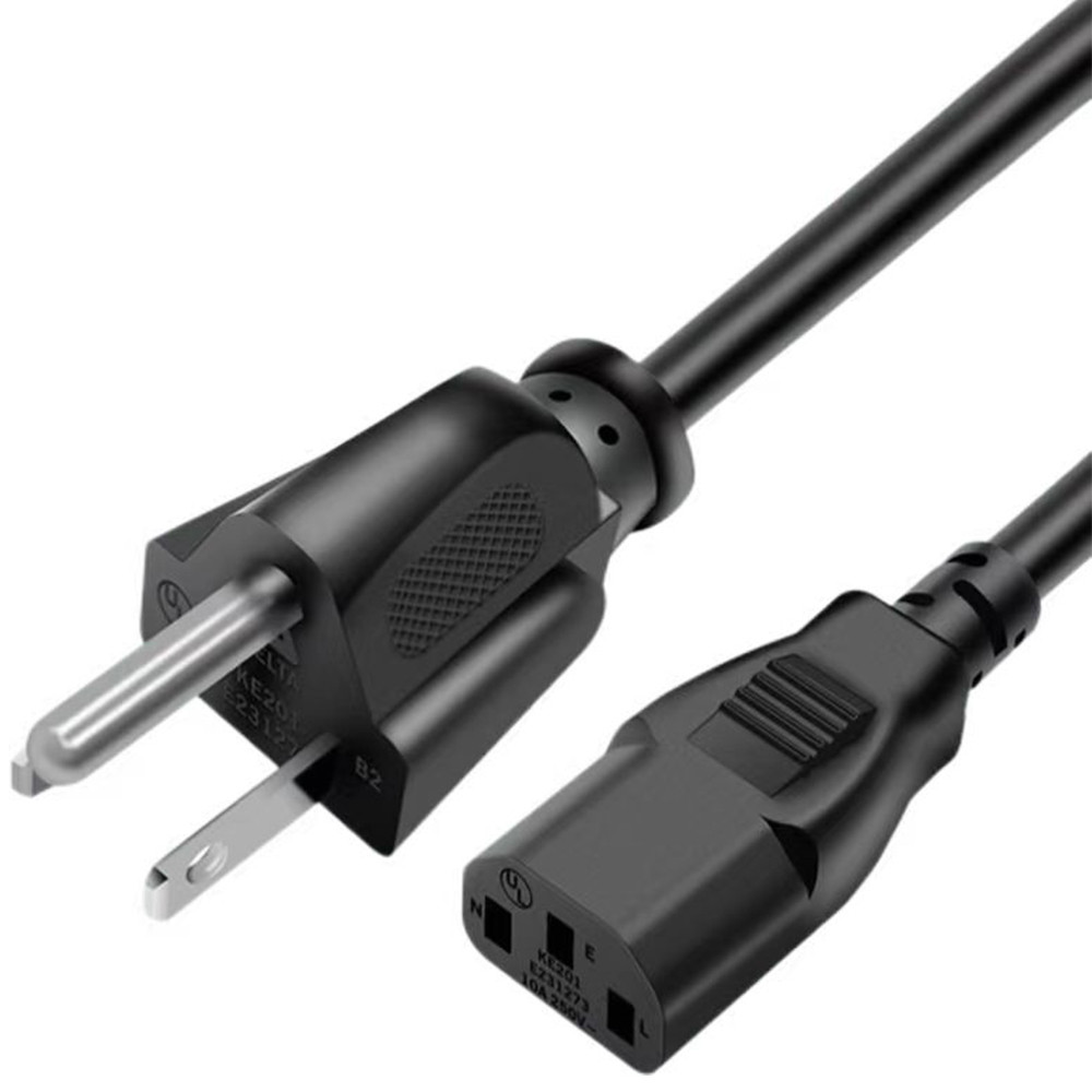 1.2m US Power Cable Euro Plug IEC C13 AC Power Supply Cable Extension ...