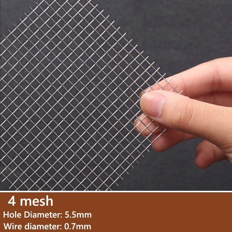 1pcs 304 Stainless steel filter screen 5/8/20/30/40-500 Mesh Woven Wire ...