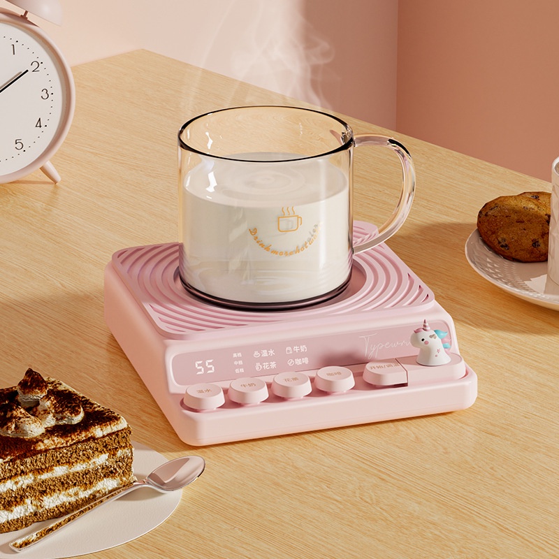Cute Warm Coaster Smart Thermostat Coaster Heating Desktop Thermal ...