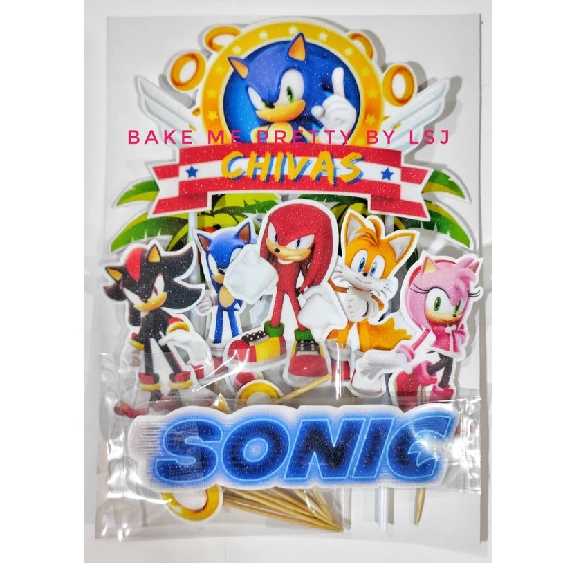 Super Sonic Cake topper | Shopee Singapore