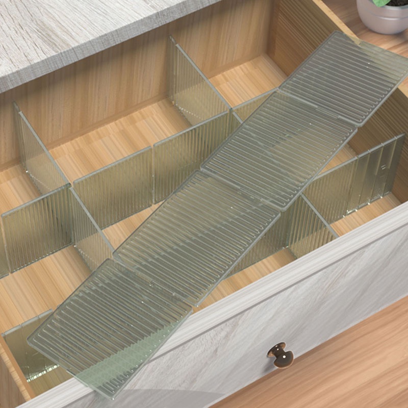 Home drawer storage plastic partition free combination partition board ...