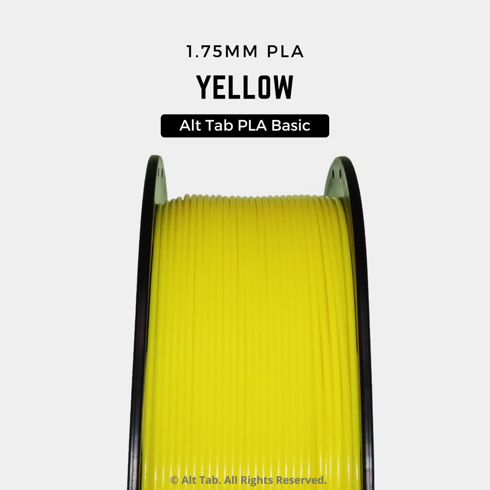 (Local Stock) Yellow PLA Filament Basic Series 1.75mm 1kg for 3D ...