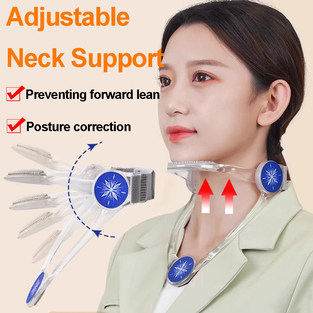 1pcs Neck Stretcher Cervical Traction Prevent Neck Forward Tilt Relieve ...