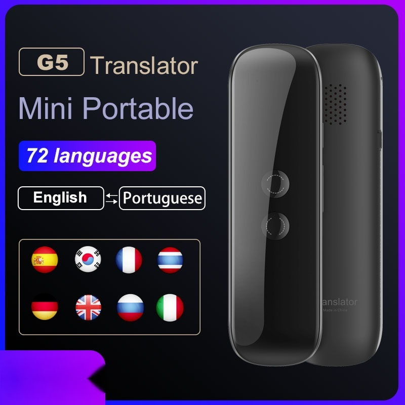 G5 Voice Translator 70 Languages Multi Languages Instant Translate Mini Wireless 2 Way Real Time ...