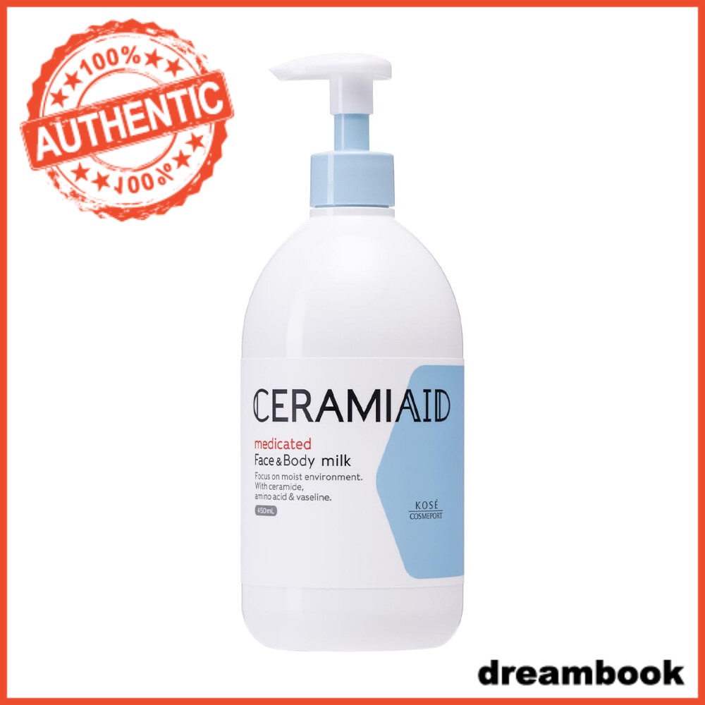 Kose Ceramiaid Medicated Skin Milk 450mL Additive-free | Shopee Singapore