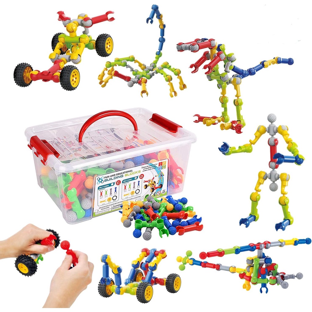 Children Build STEM Toys, 125 Pieces Educational Construction ...