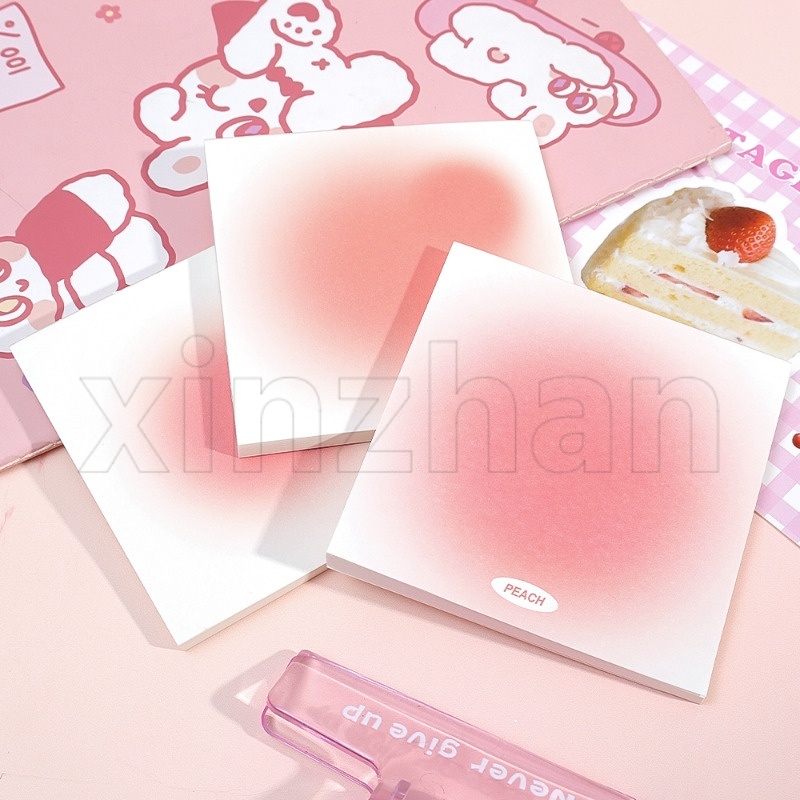 20/50/80 Sheets/Book Tearable Sticky Gradient Sticky Notes / Portable ...