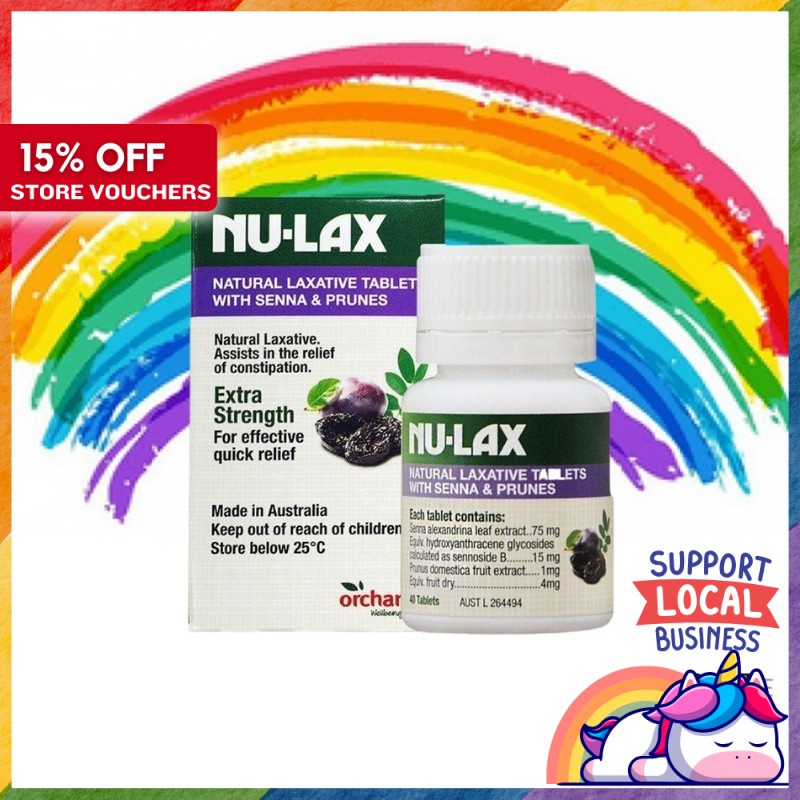[Crazy Sale] [Nu-lax] NuLax Natural Laxative Tablets with Senna and ...