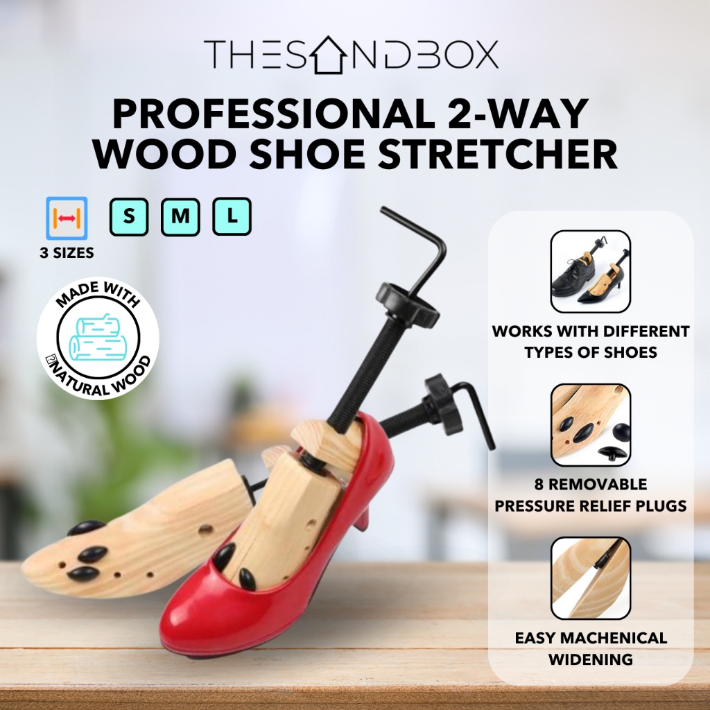 Professional Shoe Expander - 2-Way, Metal & Wood | Shopee Singapore