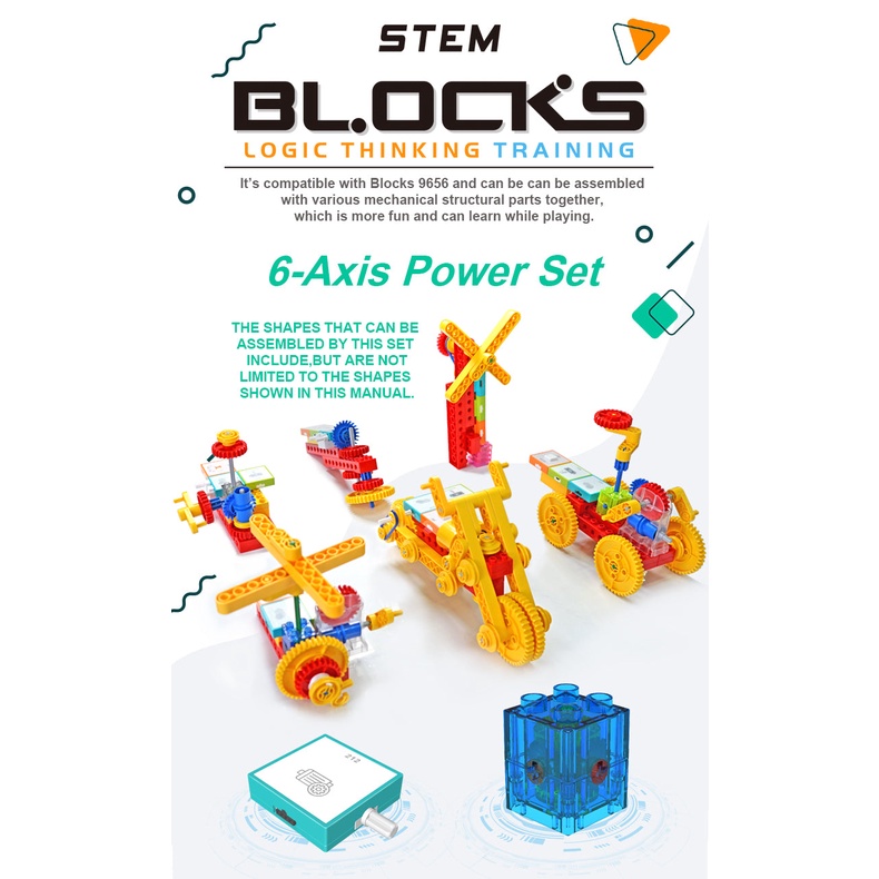 [SG] Mr Bonch STEM 6 Axis Power Set - 6 Block Modules | Battery ...