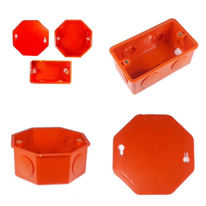 【150PCS】Heavy duty pvc orange Junction box, Utility box, Junction box ...