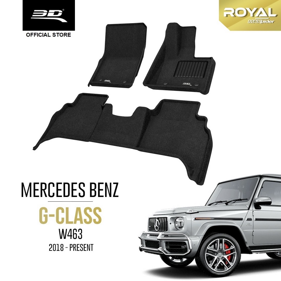 3D ROYAL Car Mat Mercedes Benz G Class W463 (2018 - Present) | Shopee ...