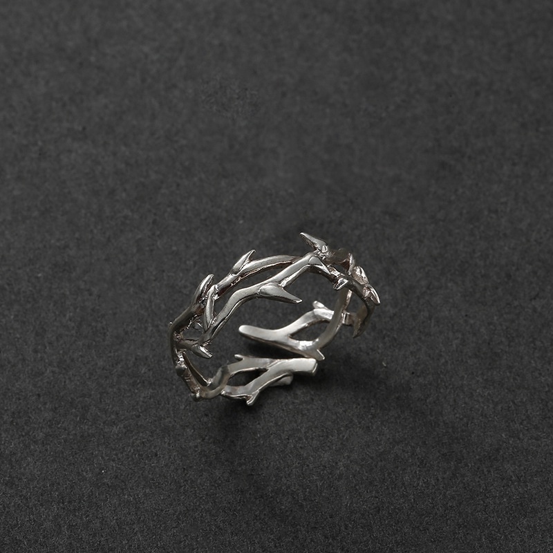 Punk Fashion Irregular Thorns Rings Retro Hip-hop Personality ...