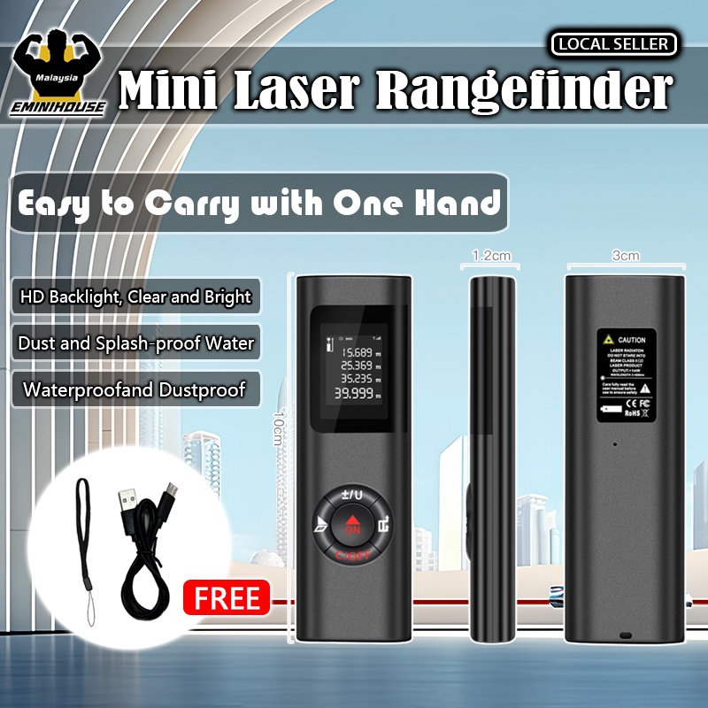 Laser Range Finder Laser Measurement tool Digital High Precision 40 ...