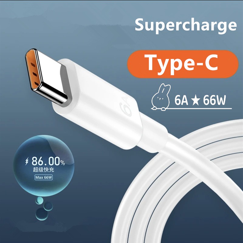SuperCable Type-C USB Data Cable Rapid Cable 6A 66W SuperCharger Super ...