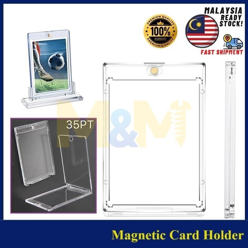 Magnetic Card Holder - 35PT UV Protection Magnetic Card Case for Kpop, TCG Pokemon, Digimon, MTG ...