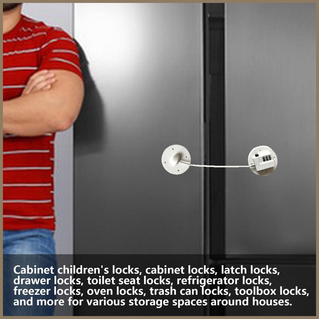 Cabinet Locks Child Proofing Closet Door Latch No Drill & Easy ...