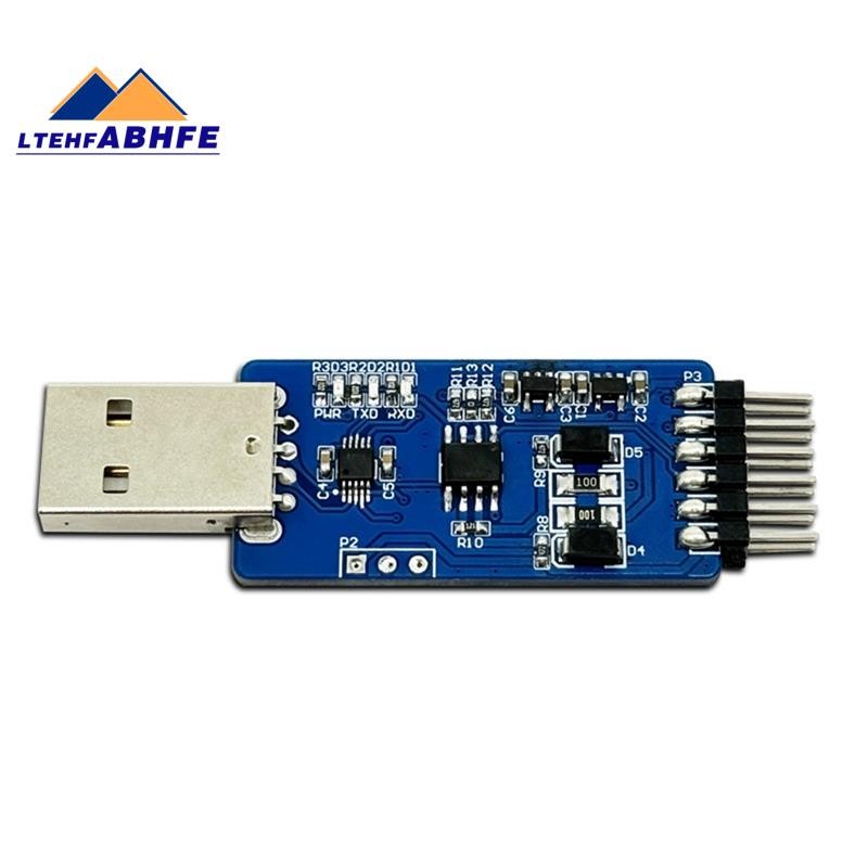 5Pcs Dual Voltage Conversion Module USB to TTL to RS485 Communication ...