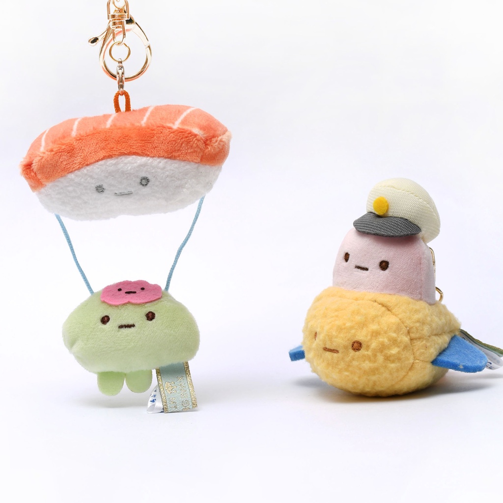 Sumikko Gurashi Plush Keychain Cute Fried Shrimp Tempura Soft Toy ...