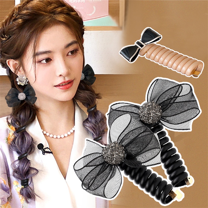Fashion Ponytail Elastic Hair Bands Rubber Hair Ties Bundle Scrunchies ...