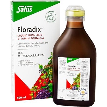 SALUS [new package] Floradix 500ml Prune 250 times iron Iron supplement ...