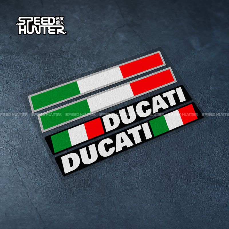Ducati Tricolor Flag Sticker 848 899 959 1098 1198 1199 1299 Motorcycle ...