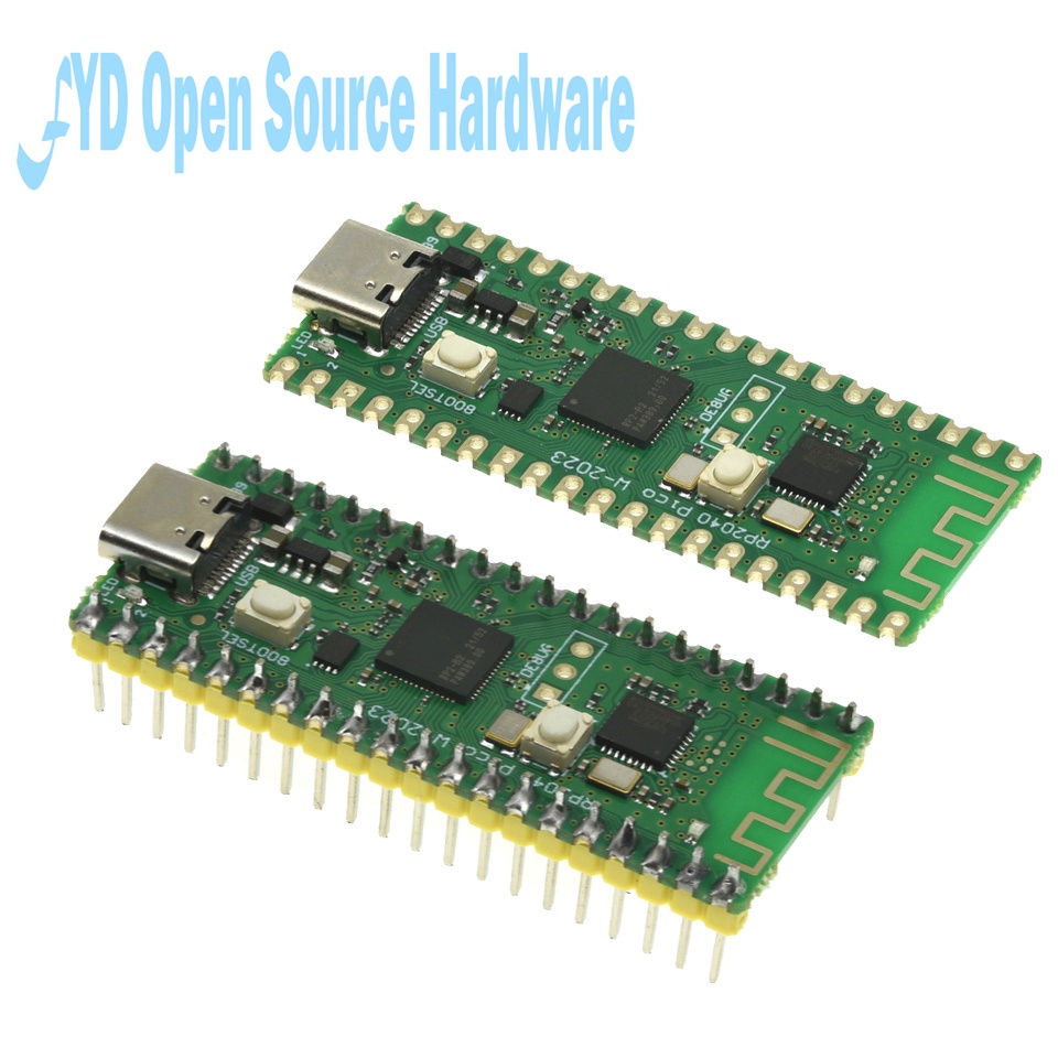 Raspberry Pi Pico W Board TYPE-C RP2040 Dual-Core ARM Low-Power ...