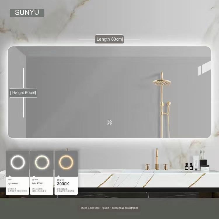 Smart LED Touch Screen Mirror Bathroom Toilet Technology Sense Wall ...