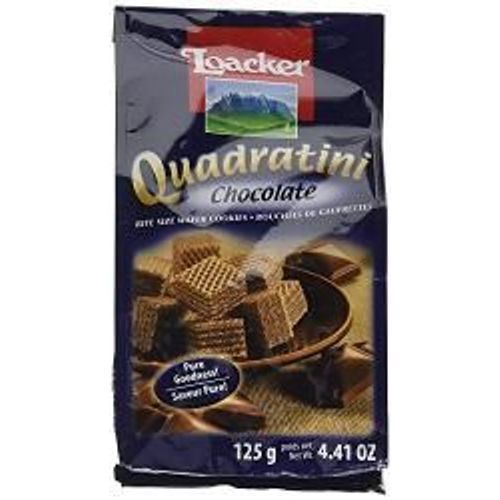 Loacker Chocolate Quadratini Wafer Biscuits 125g | Shopee Singapore
