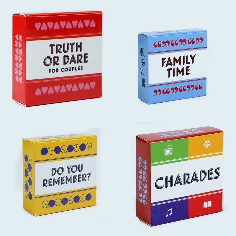 The Mini Size Truth Or Dare For Couples Drinking Cards English Charades ...