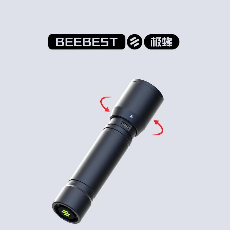 Beebest F1P Portable Rechargeable Flashlight 3 Models Multifunction ...