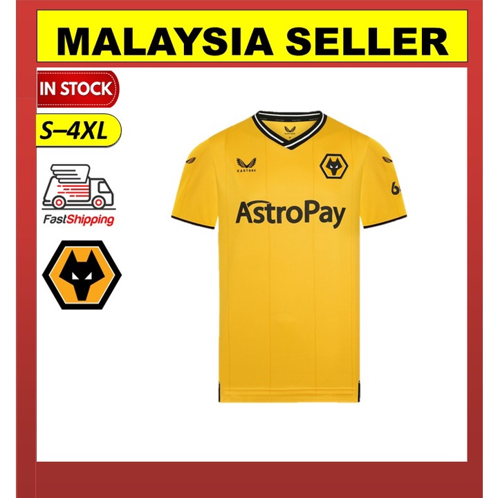 23/24 Wolves Home Away 3rd Kit for Men Jersi Baju Bola Sepak (S-4XL ...