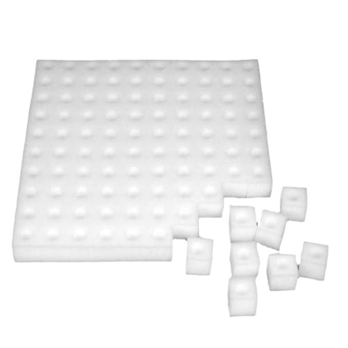 Vegetable Soilless Cultivation Sponge Block 100 Round Hole Seedlings ...