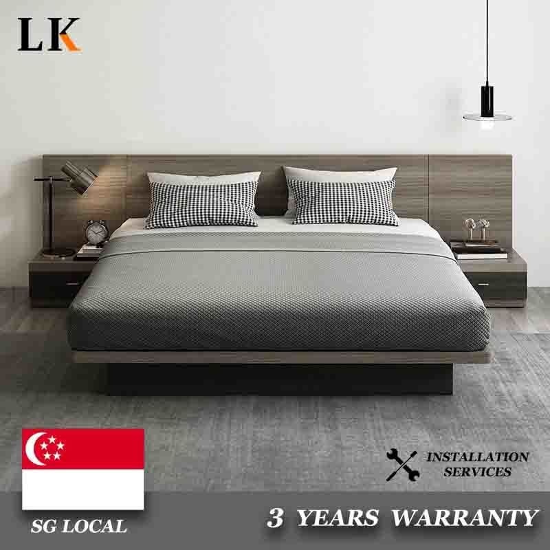 LK Storage Bed Tatami Master Bedroom High Box Double Bed Modern Simple ...