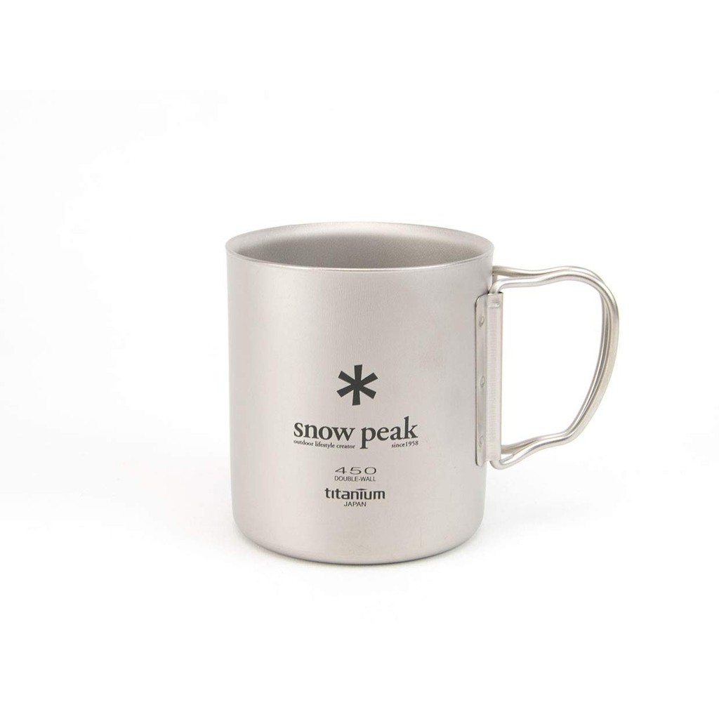 Snow Peak Titanium Double Mug 450ml MG053 【DirectFromJapan】 | Shopee ...