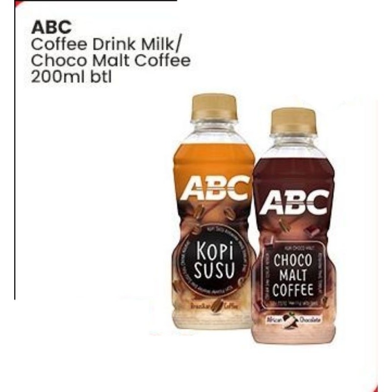 ABC kopi Susu Choco Malt Coffee 200ml | Shopee Singapore