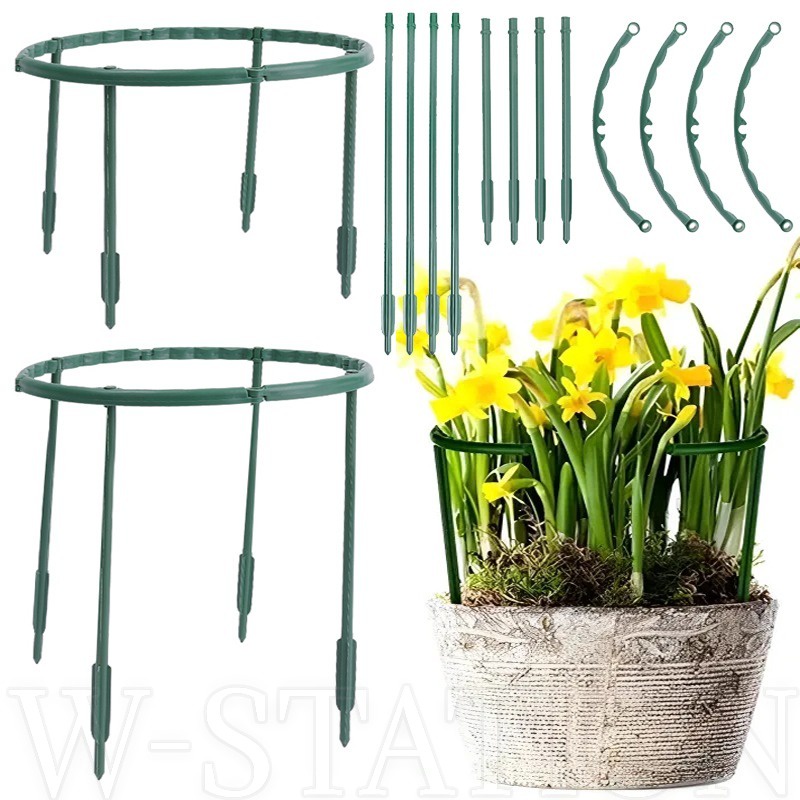 Plastic Plant Support Pile Stand / Flowers Grow Greenhouses Arrangement ...