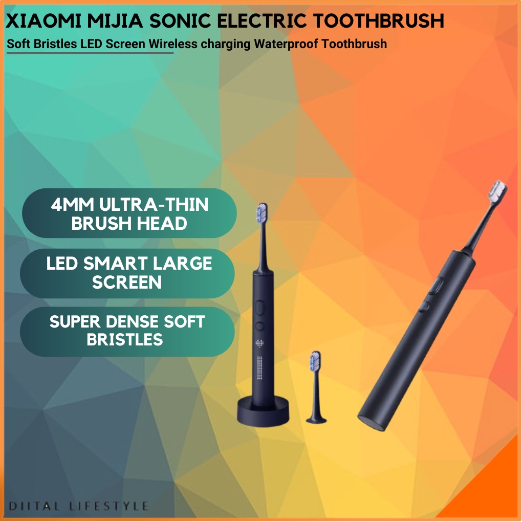 Xiaomi Mijia Sonic Electric Toothbrush T700 Soft Bristles LED Screen ...