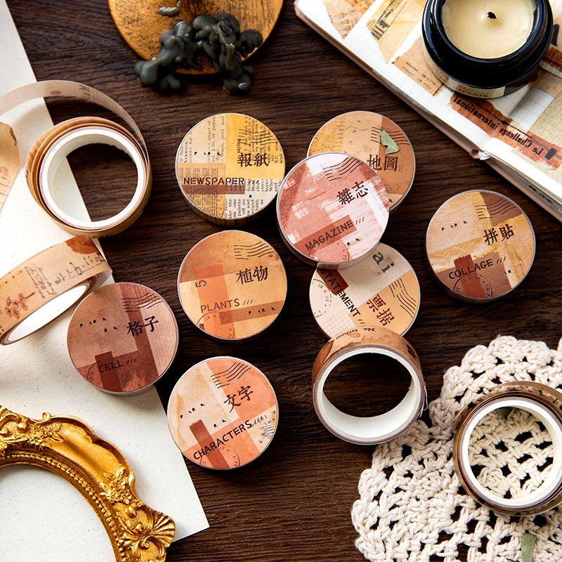 15mm*2m Retro Washi Tape Vintage Island Series Masking Tape ...