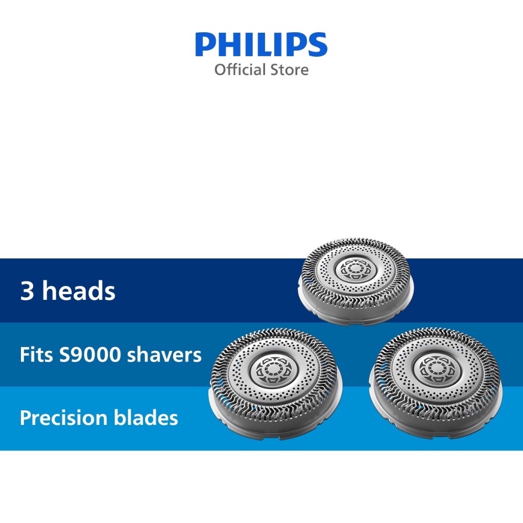 PHILIPS Shaver series 9000 and SP9000 Replacement shaving heads SH91/51 ...