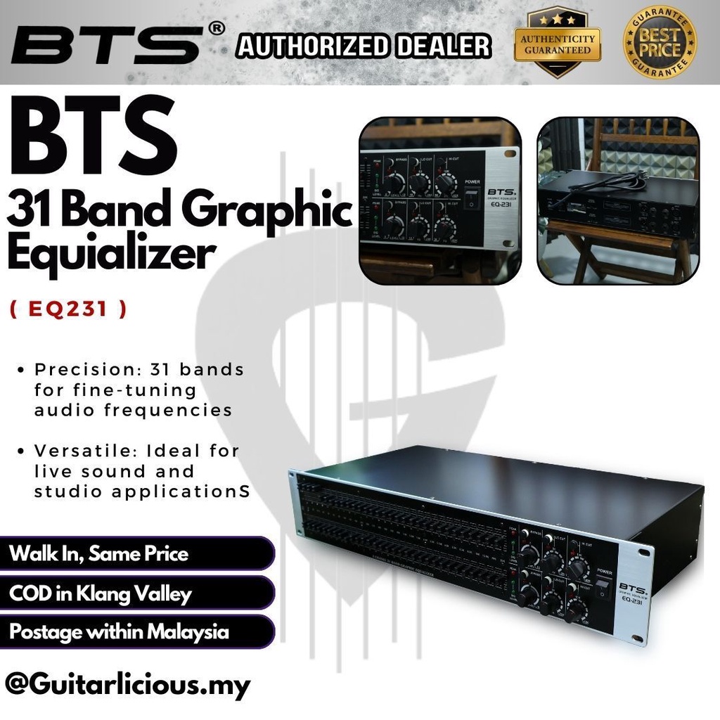 BTS 31 Band Graphic Equalizer EQ231 ( EQ-231 / EQ 231 / 31-Band / EQ ) | Shopee Singapore