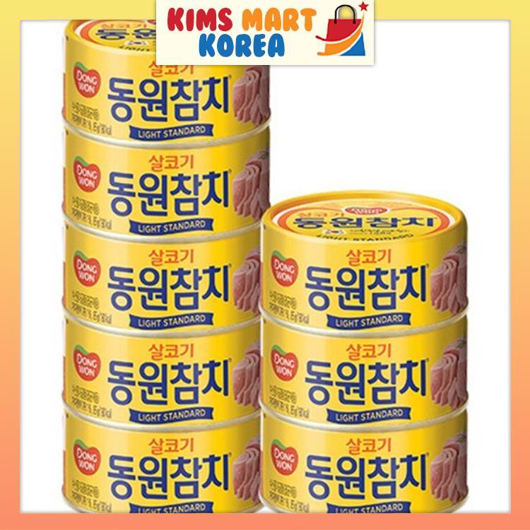 Dongwon Light Standard Tuna Korean Canned Food 85g x 8pcs | Shopee ...