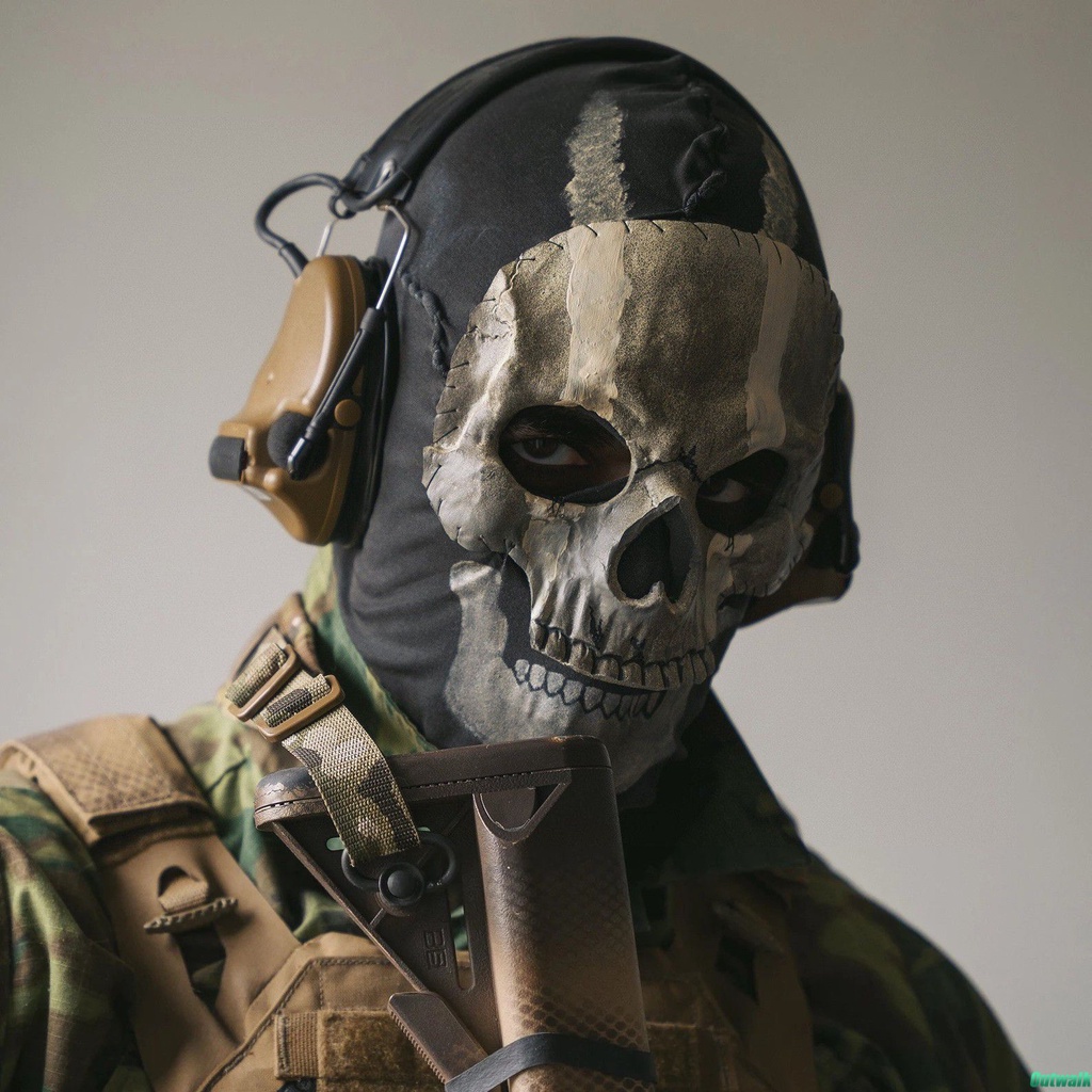 Outwalk Halloween Mask Horror Ghost Skull Mask Call Of Duty Dressing ...
