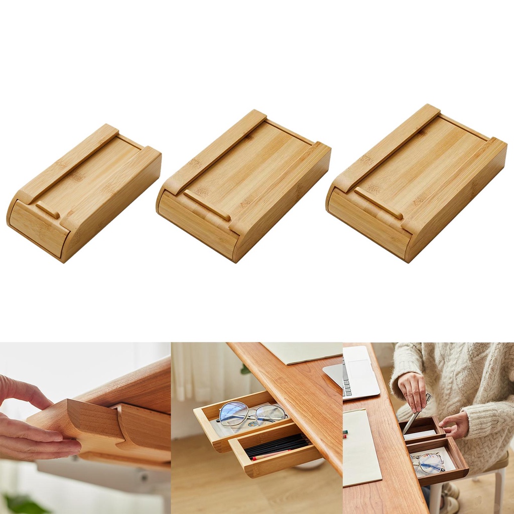[Homyl478] under Desk Drawer Table Slide Out Classroom under Desk ...