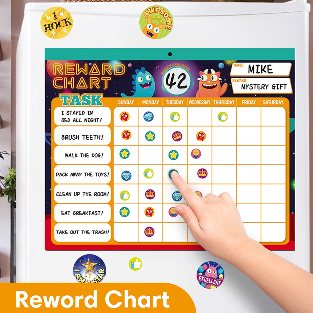 Magnetic Behavior Reward Chart for Kids Children Activity ...