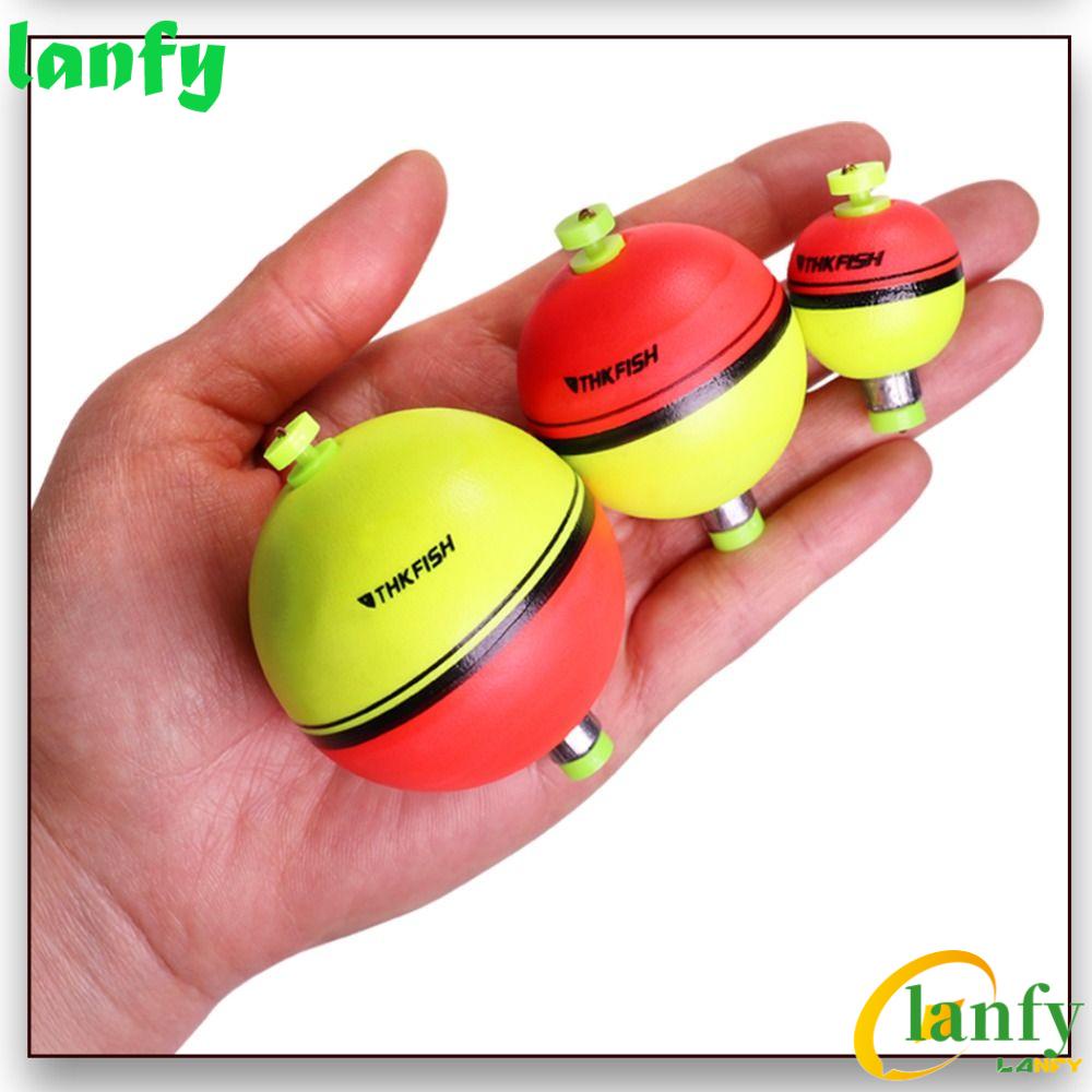 LANFY Fishing Ball Bobbers, EVA Visibility Round Ball Foam Float ...