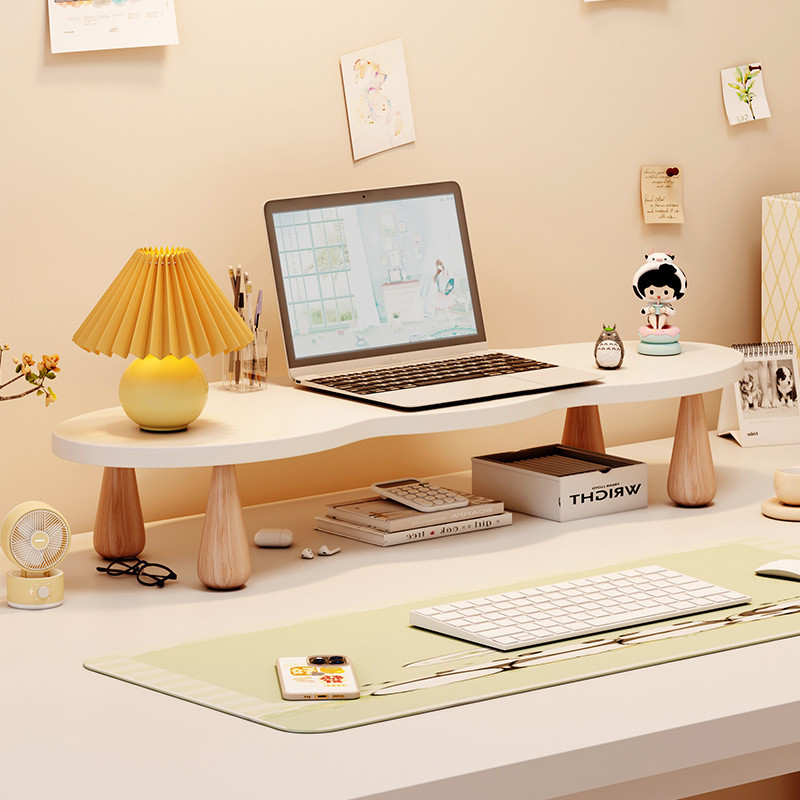 Office Desk Organizer Display Stand Riser Desktop Storage Rack ...