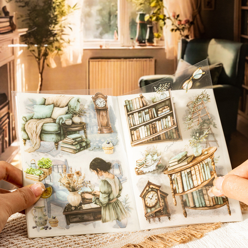 Mr. Paper 20 sheets/bag Double material Stickers This Daily life theme ...